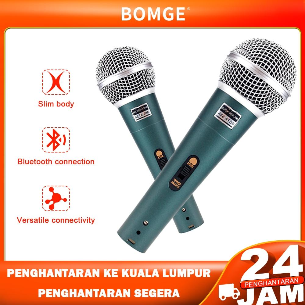 BOMGE Dynamic Vocal Classic Style Microphone Audio Instrument Classic ...
