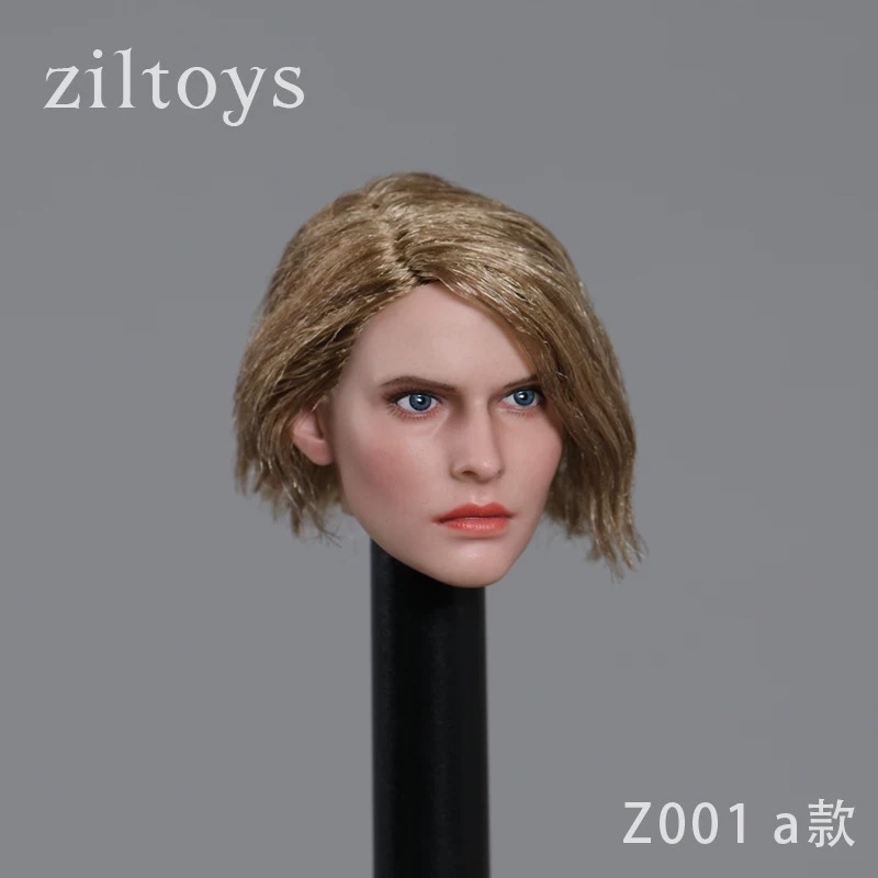 Ready Stock Ziltoys 1/6 Female Soldier Head Sculpture Z001 Resident ...