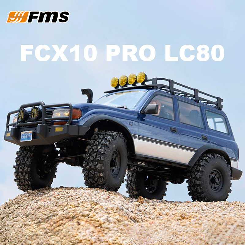 FMS FCX10 LC80 PRO V2 Toyota Land Cruiser 1/10 RC Electric Remote ...