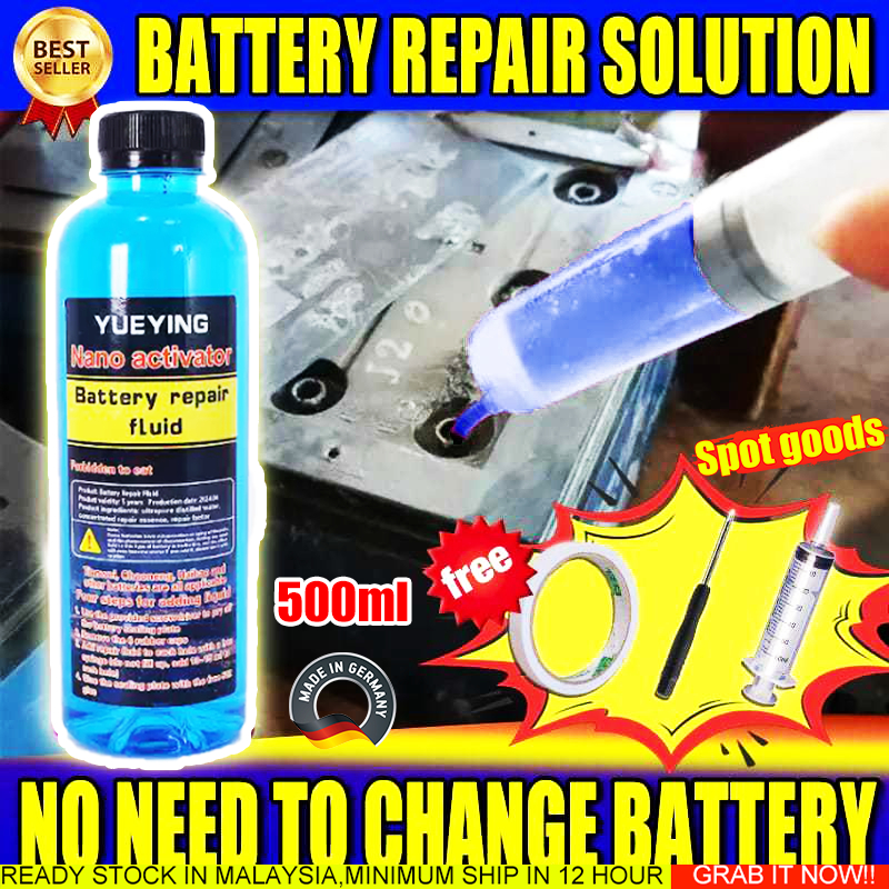 【new formula 10X concentration】Battery asid water kereta air pemulihan bateri kereta best ...