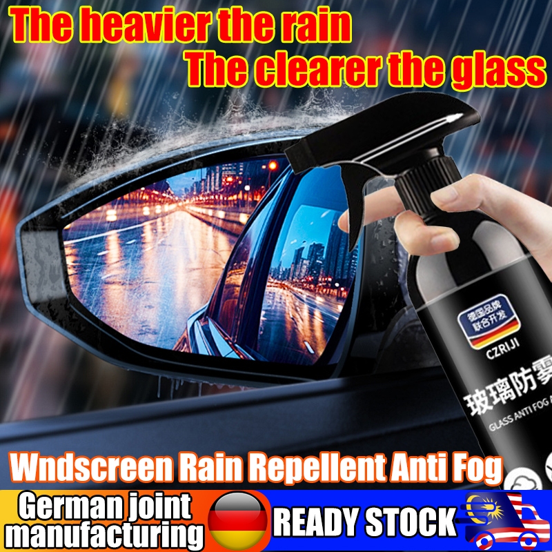 The heavier the rain，The clearer the glass watermark remover car glass ...