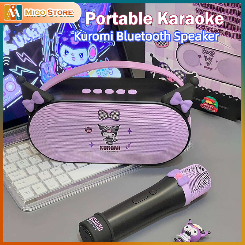 Noowere Kuromi Cartoon K Song Wireless Bluetooth Speaker Portable Mic ...