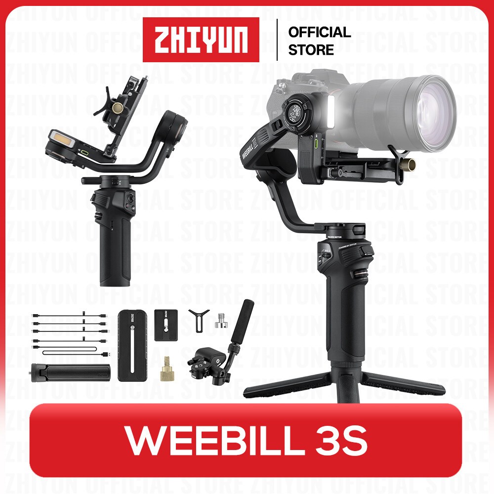 ZHIYUN Weebill 3S - 3-Axis Camera Gimbal Stabilizer for DSLR and ...