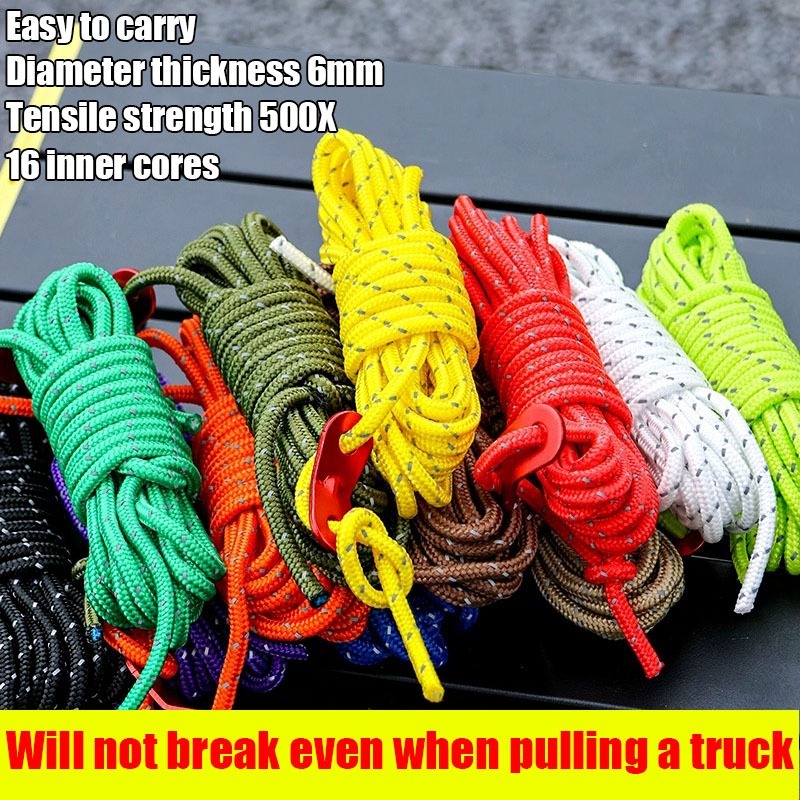 Nylon Clothesline Multifunction Rope Clothesline Luggage Rope 10 Meters ...