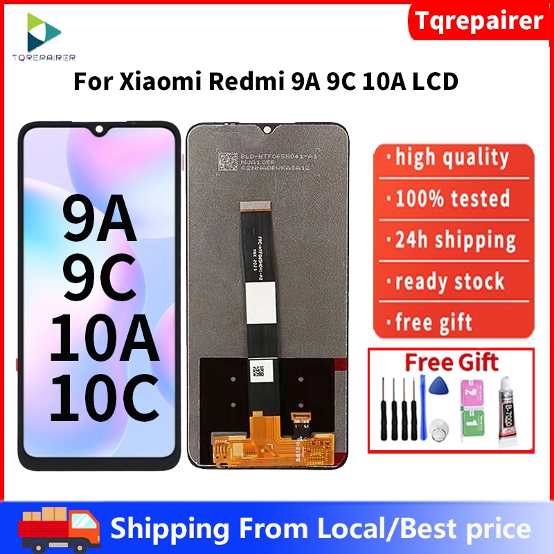 [Tqrepairer ]Original For Xiaomi Redmi 9A 9C 10A 10C 12 LCD with frame DIsplay Touch Screen ...