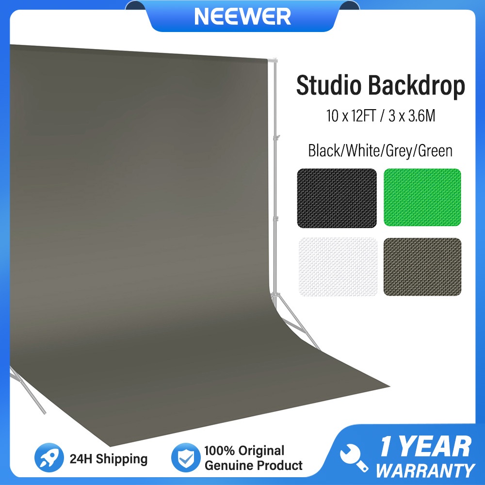 NEEWER Photo Studio Polyester Collapsible Backdrop (10 x 12ft/3 x 3.6M ...