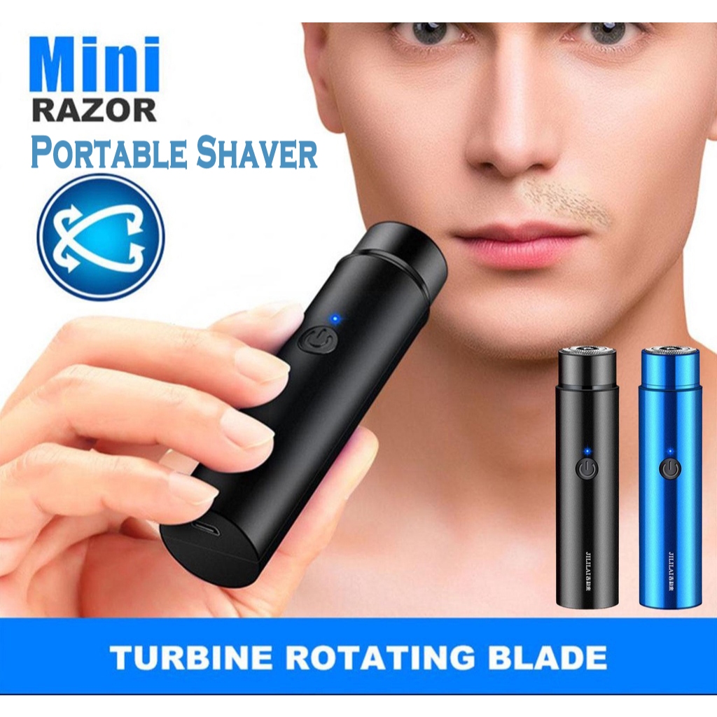 Mini Electric Shaver Portable Car Rechargeable Razor Travel Mini Shaver ...