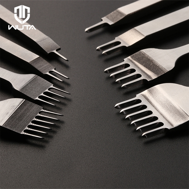 WUTA Leather Hole Punch Leather Diamond Prong Lacing Stitching Punch Pricking Iron for DIY ...