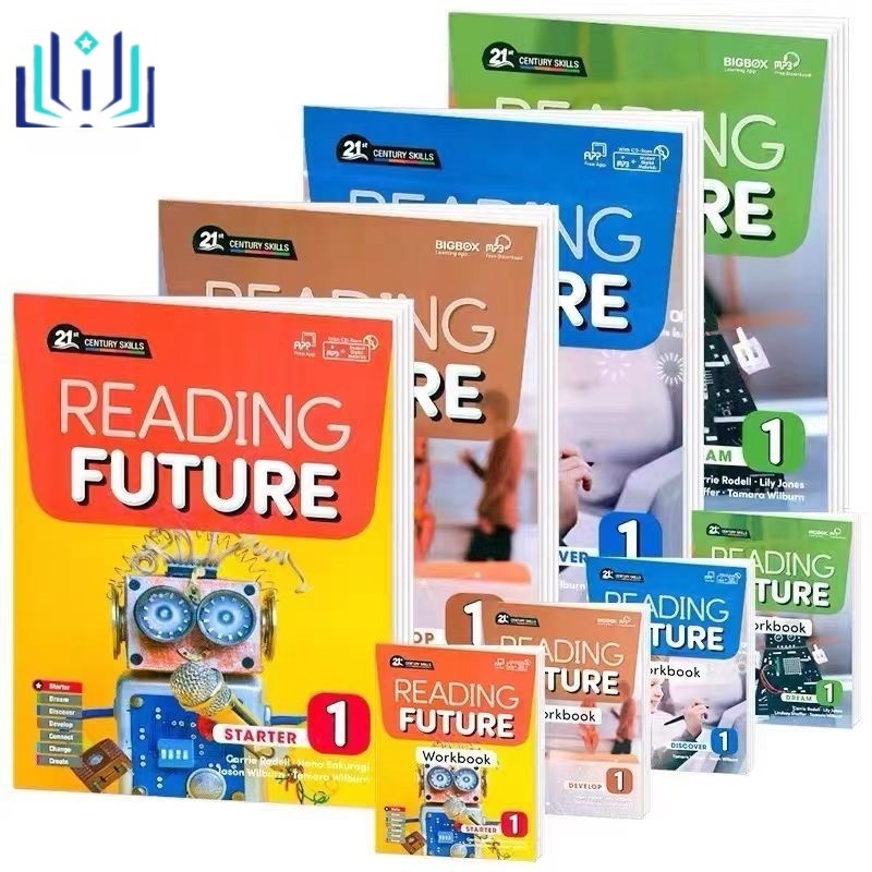 English “Compass 21 Reading Future Starter/Dream/Discover Level 1/2/3” Primary School Students ...