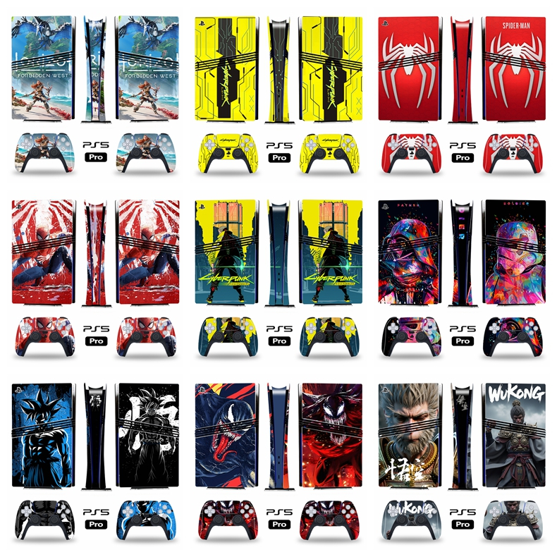 44 Colors Skin Sticker Compatible with Sony Playstation 5 Pro Disc ...
