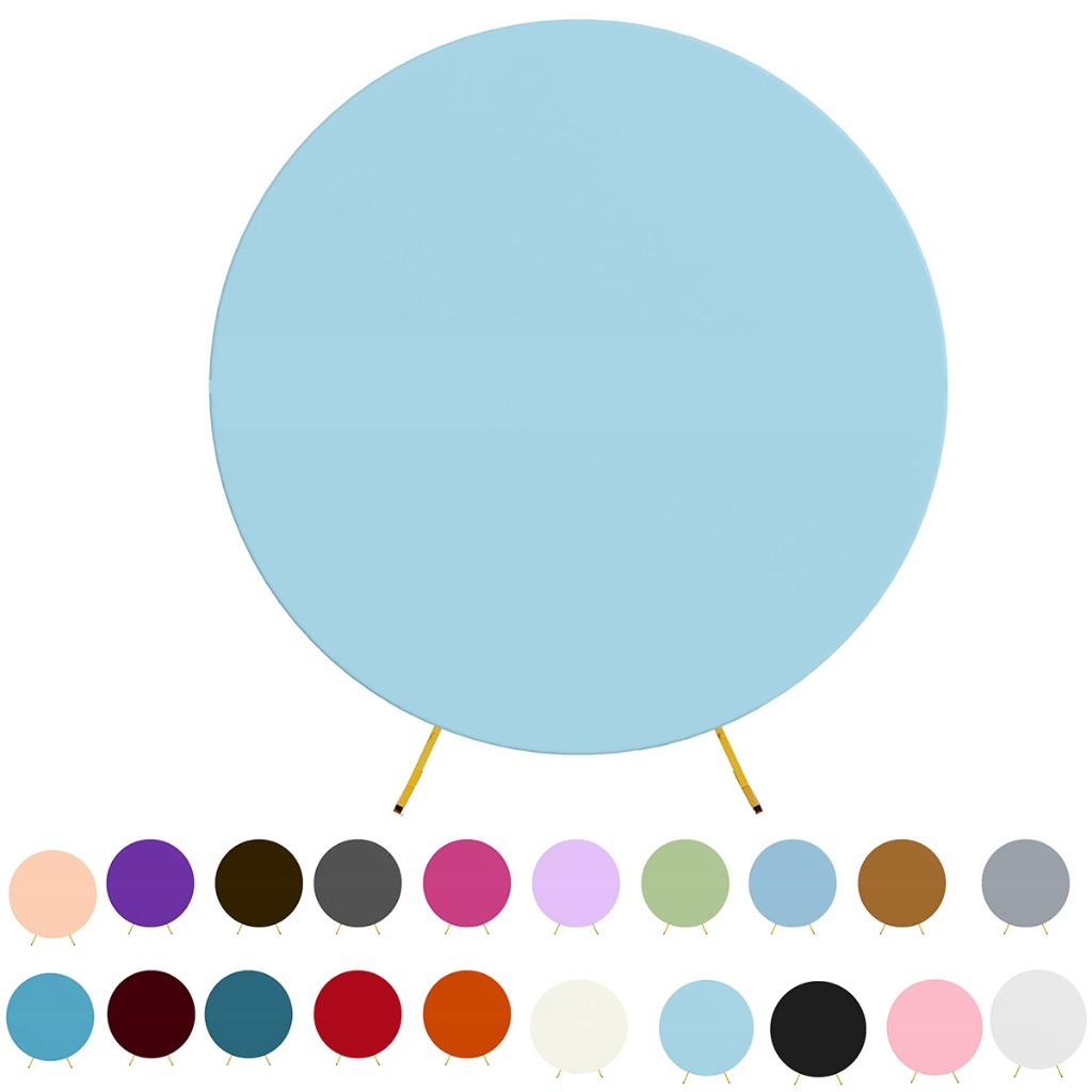 Round Backdrop Cover Circle Backdrop Cover Spandex Circle Wedding Arch ...