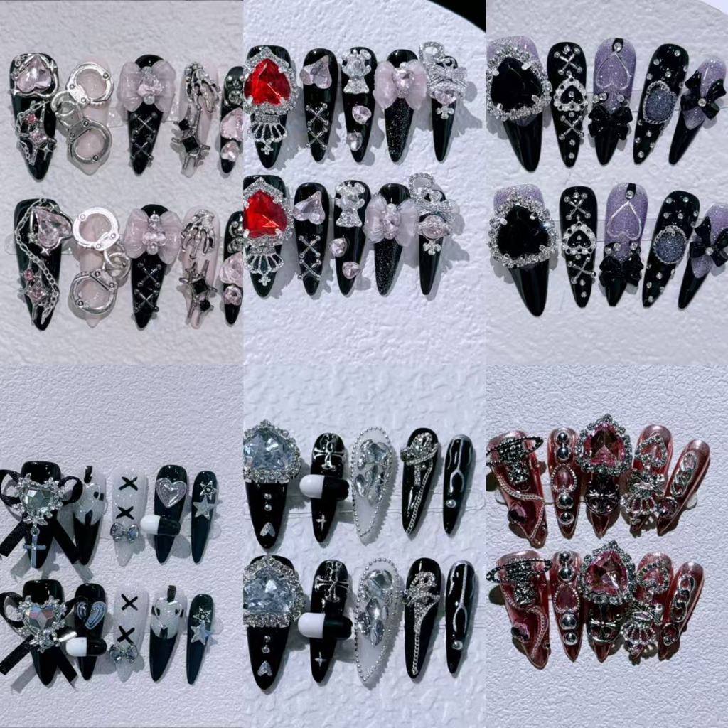 Hot Girl Wearing Nails Detachable Repeated Wearing Nail Patch Manicure ...