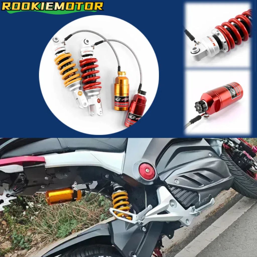 265MM Universal Motorcycle CNC Aluminum Fork Mount Rear Shock Absorber ...