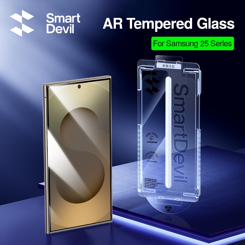 SmartDevil Quick Installation AR Tempered Glass For Samsung S25Ultra ...