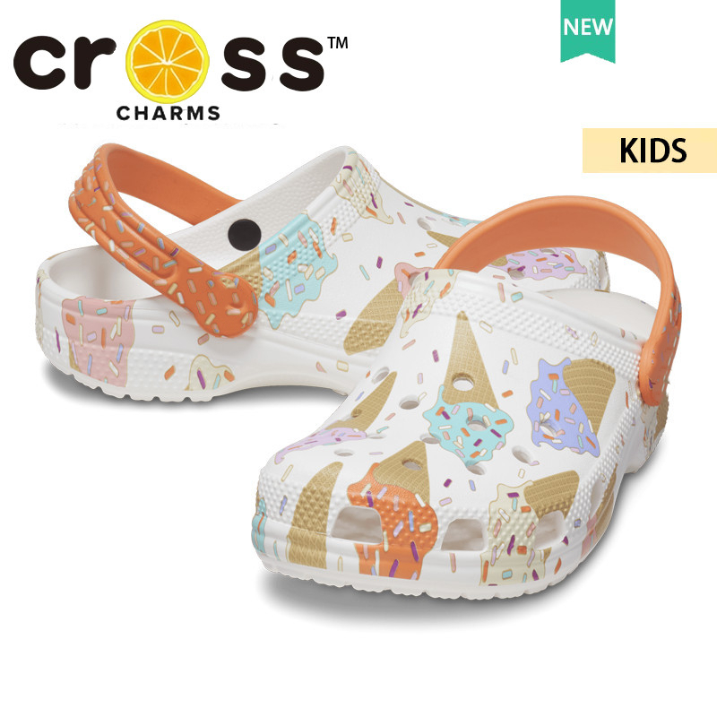 sandal Kids Classic Ice Cream Graphic Clog Anti-slip shoes Cartoon ...