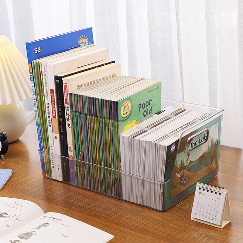Book Storage Box Transparent Acrylic Storage Storage Box Toy Storage ...