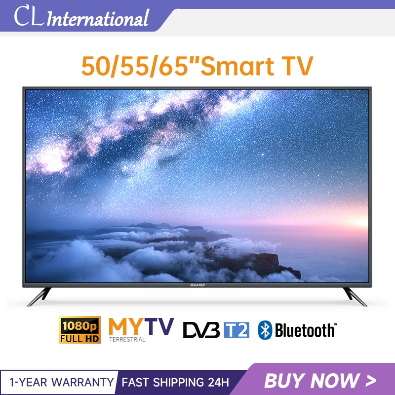 [Large Vouchers RM 80-150]LED TV 50 inch Smart Television FHD Android ...