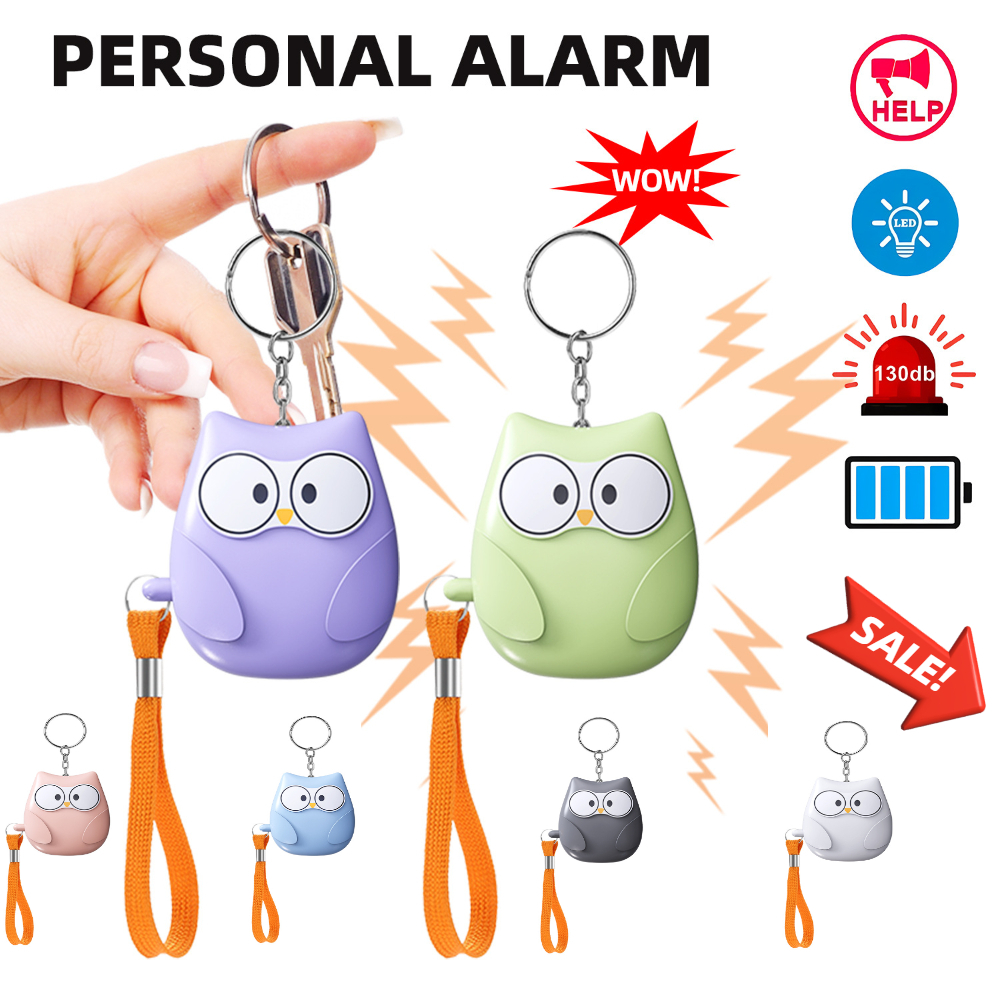New Cute Owl Alarm Outdoor Portable Personal Self Defense Alarm ...