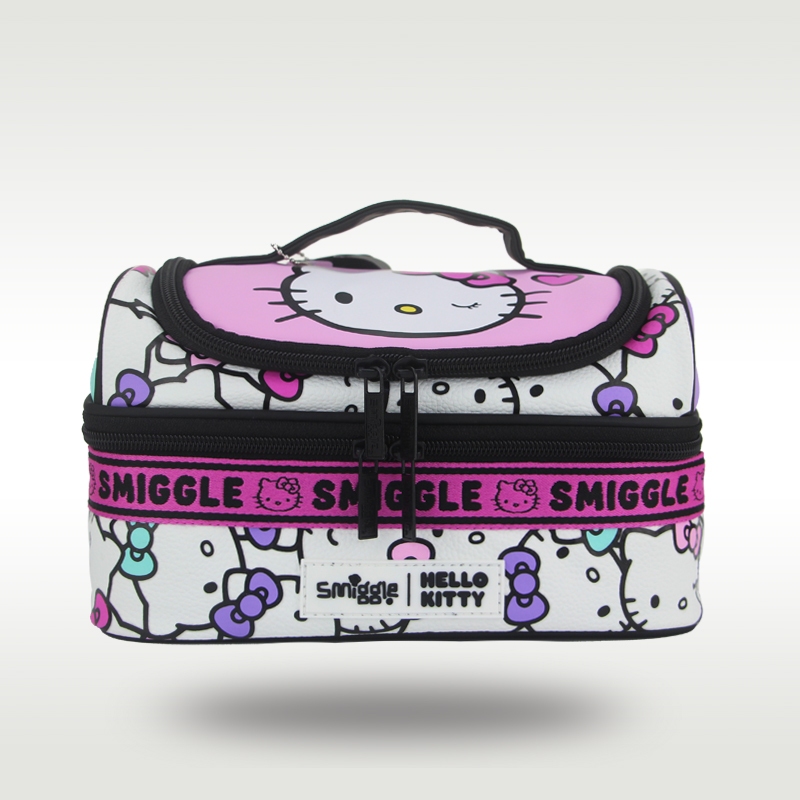 Australia smiggle lunch bag girl cute messenger bag bento bag handheld ...