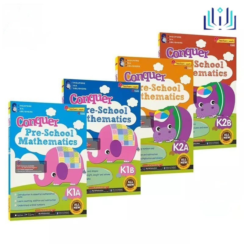 English Original “SAP Conquer Pre-School Mathematics Level K1A.K1B/ K2A ...