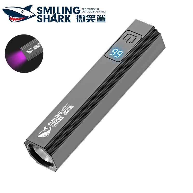 SmilingShark SD5316 LED Torch Light Super Bright Purple Light UV365nm ...