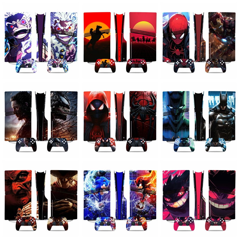 50 Colors Skin Sticker Compatible with Sony Playstation 5 Pro Disc ...