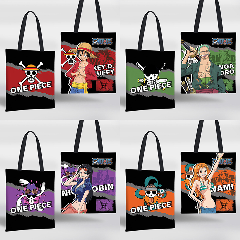 Anime Jujutsu Kaisen bag canvas ONE PIECE shoulder bag with pattern ...