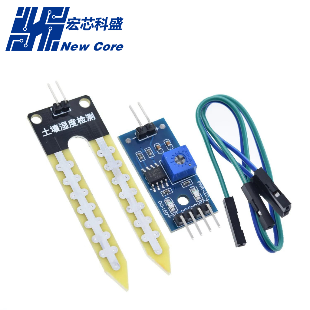 LM393 Soil Moisture Hygrometer Detection Humidity Sensor Module Development Board DIY Robot ...
