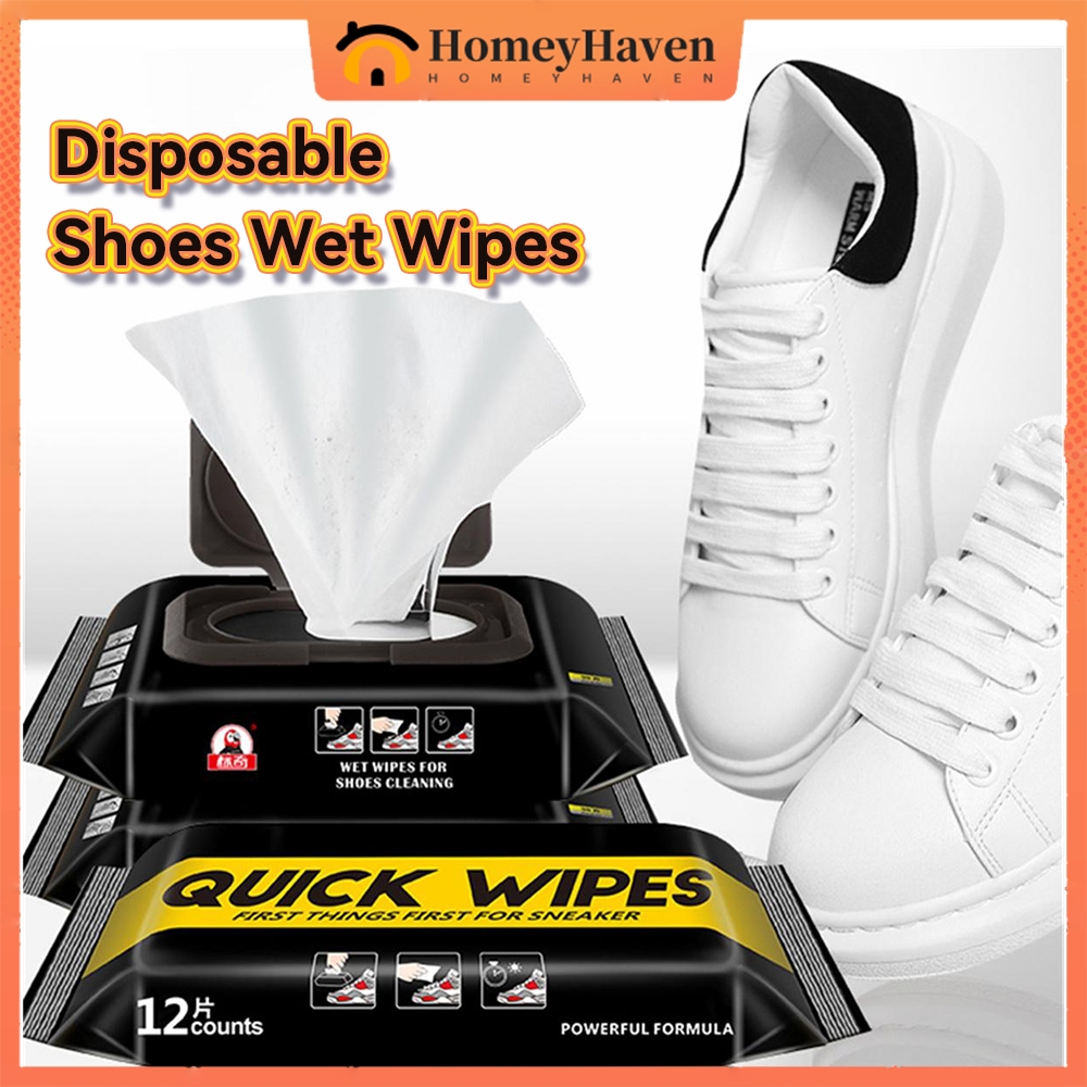 Shoe Wipes Quick Clean Wipes White Shoe Artifact Disposable Cleaning ...