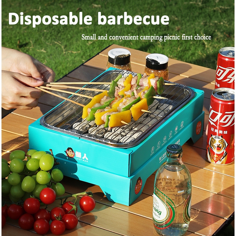 M'sia Stock】 Outdoor Disposable Grill Set Portable household Indoor ...