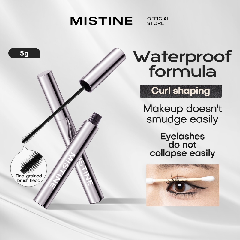 MISTINE Stainless Steel Mascara Waterproof 5g Black Curl Waterproof ...