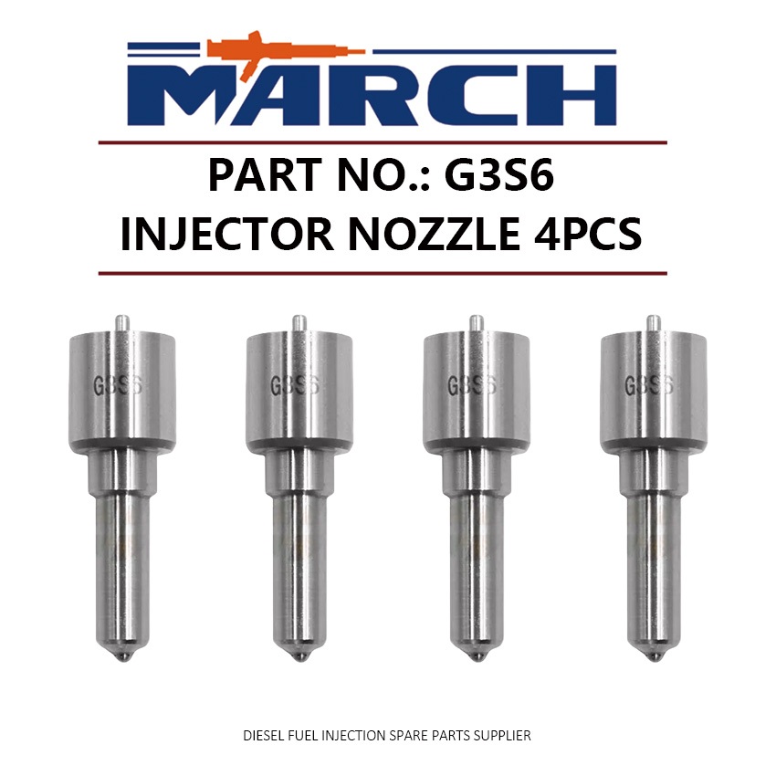 4Pcs Diesel Fuel Injector Nozzle Tip G3S6 for Toyota Hilux 1KD 2KD 23670-30400 23670-0L090 ...