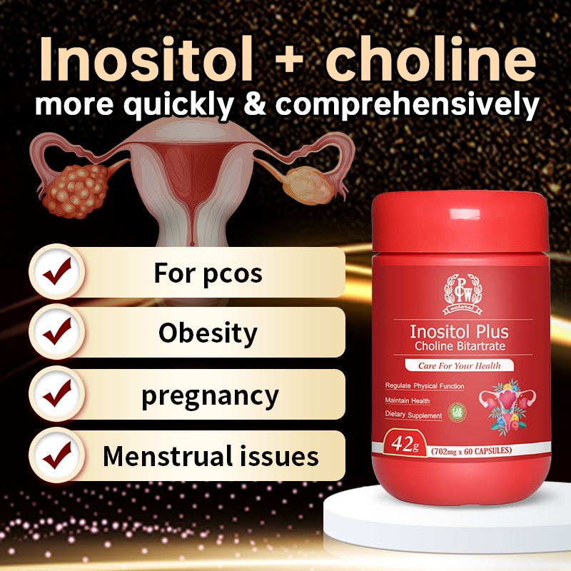 PCW Inositol Plus Choline Bitartrate, Myo Inositol ,For PCOS women ...