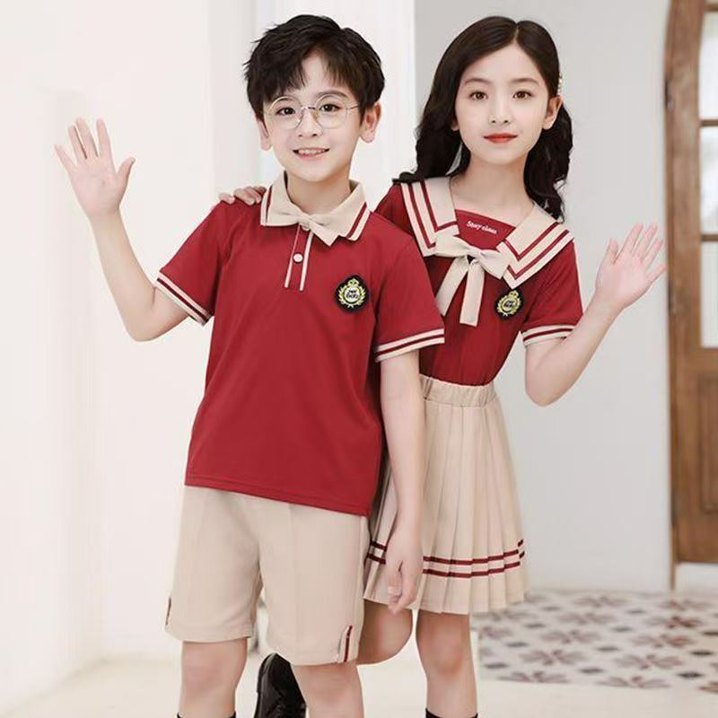 Kindergarten graduation photo suit primary school uniform summer ...
