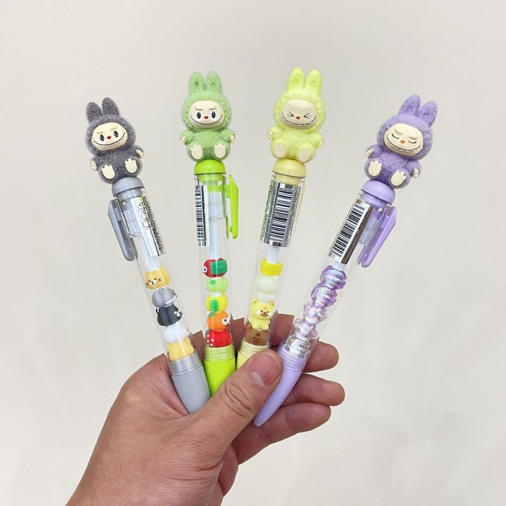 0.5mm Gel Pen Mini Labubu Action Figure Gel Pen | Shopee Malaysia