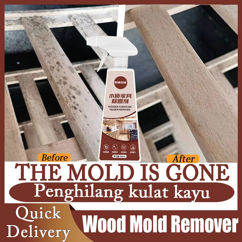 Wood Mold Remover Mould Mildew Removal Spray Furniture Wardrobe Cabinet ...