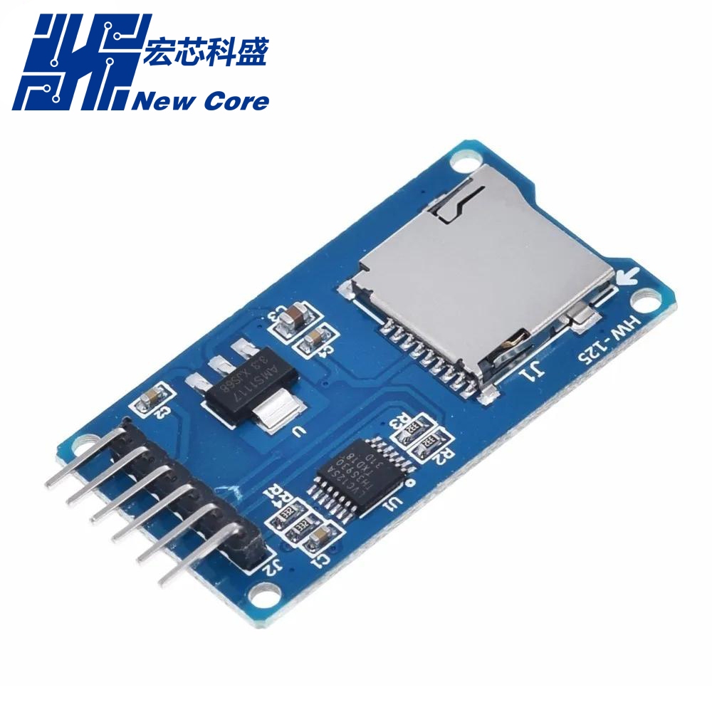 Micro SD Card Mini TF Card Reader Module SPI interfaces with level converter chip 5V/3.3V For ...