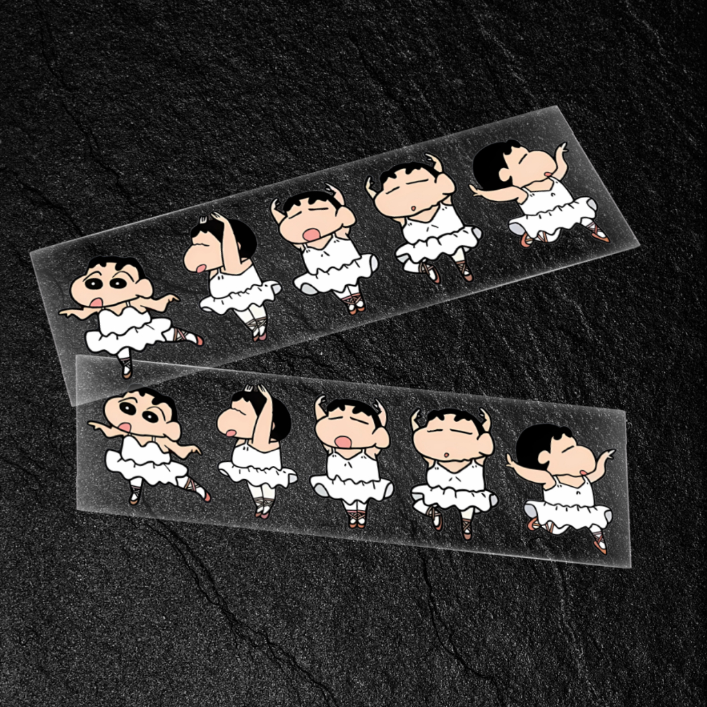 Crayon Shin-Chan Dancing Ballet Cartoon Funny Funny Cute Stickers ...