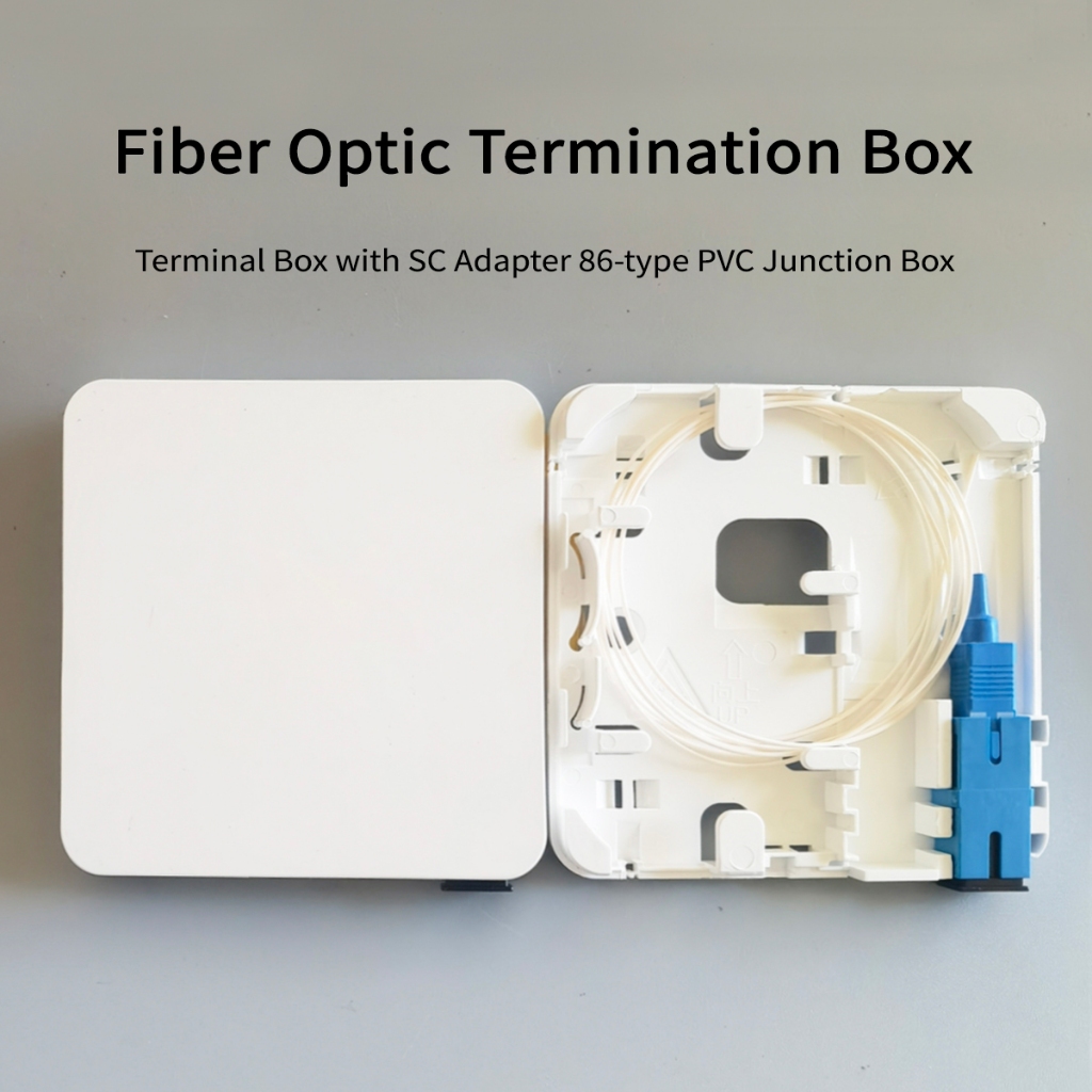 Fiber Optic Termination Box ATB2120 Terminal Box With SC Adapter And ...