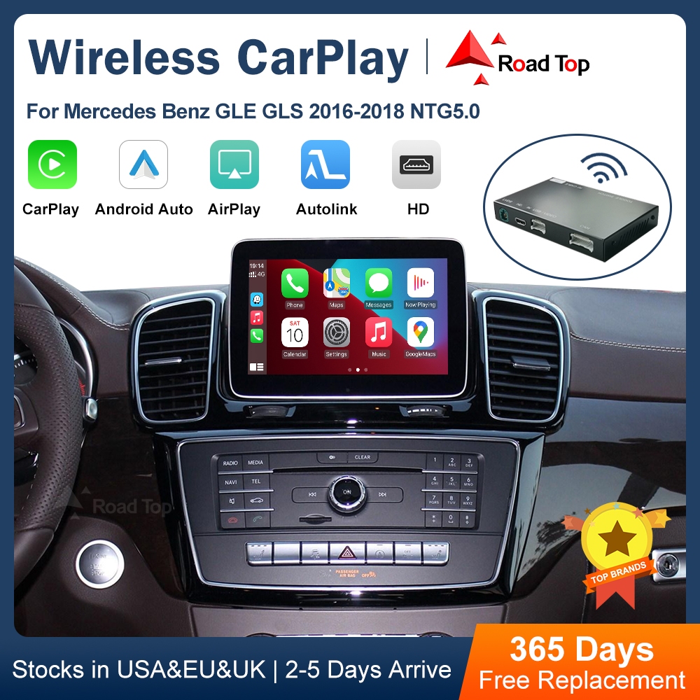 Wireless Apple CarPlay Decoder for Mercedes Benz GLE GLS 2016-2018 NTG ...