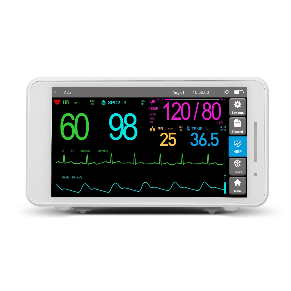 Me2 Patient monitor ECG, RESP, SpO2, PR, NIBP, TEMP | Shopee Malaysia