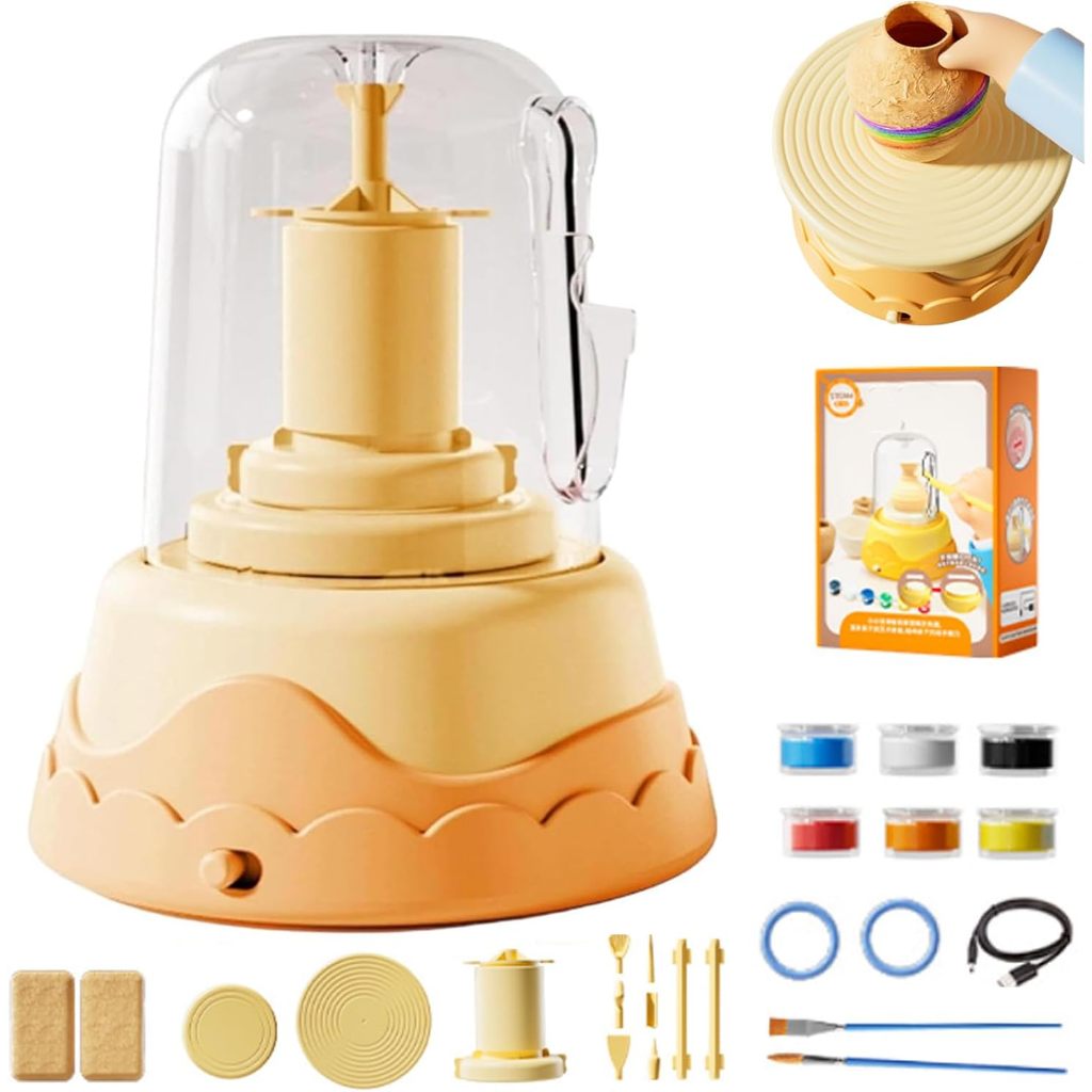 Wrap N Share Mini Pottery, Wrapnshare Pottery, DIY Pottery Wheel Kit ...