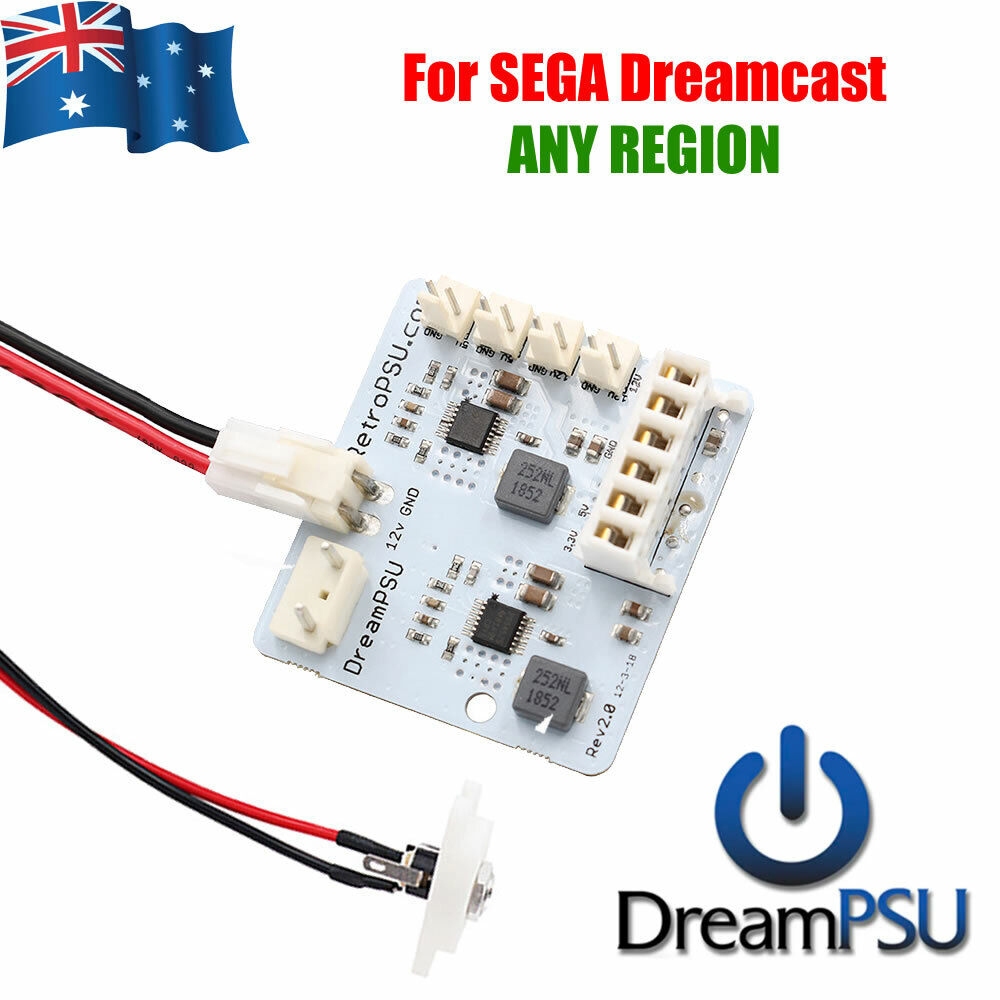 DreamPSU v2.0 12V Power Supply Board PSU Mod Pico Dreamcast for Sega ...