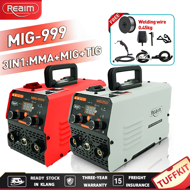 Welding Machine Gasless Mig Weldings Set MIG/TIG/MMA 3 in 1 Welder ...