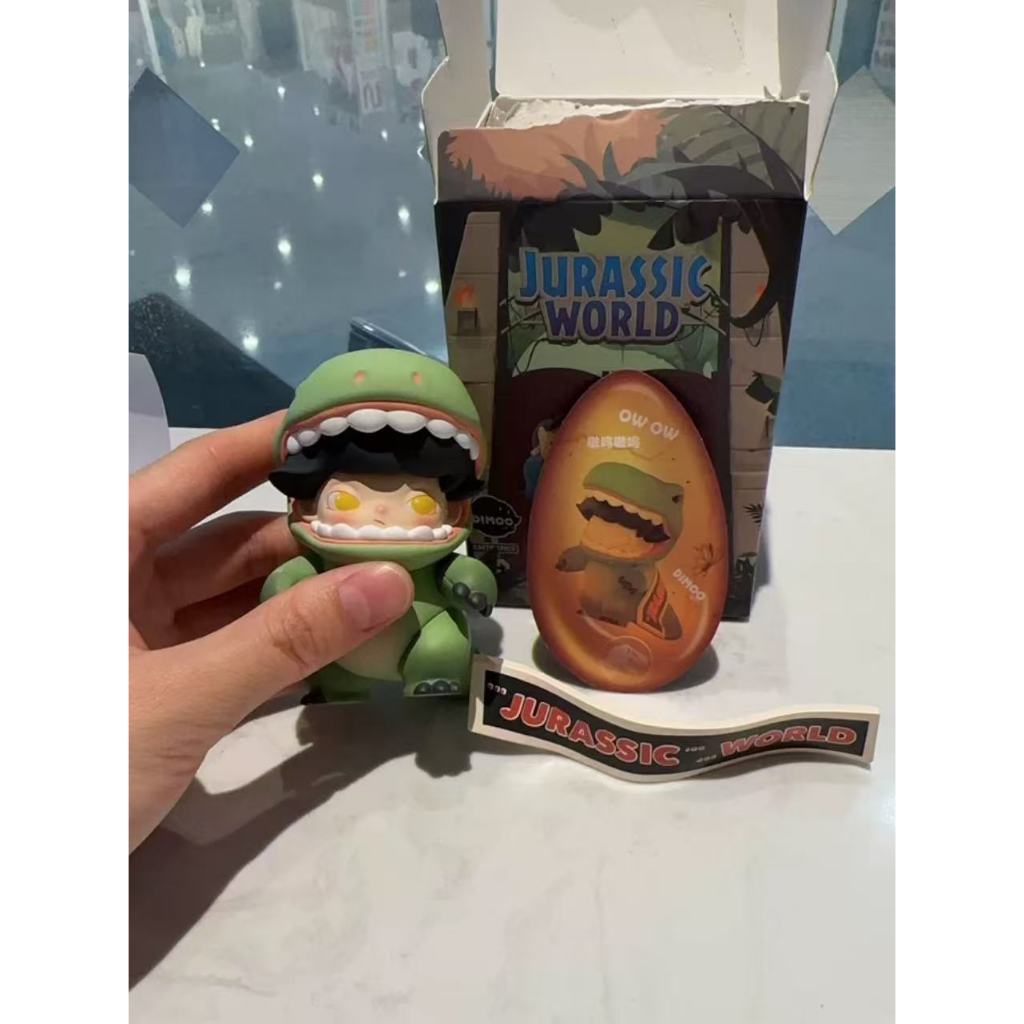 Pop Mart DIMOO Jurassic World Series Hidden Model Owo Owo Open Box Open ...