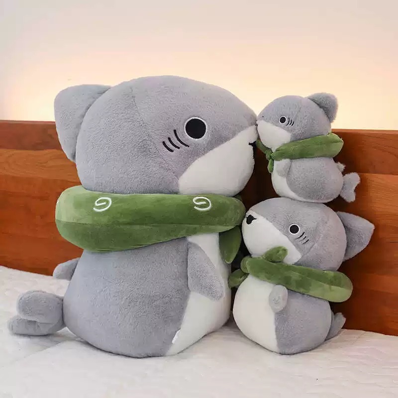 45cm Cute Shark Series Plush Toy, Marine Animal Fluffy Shark Plush ...