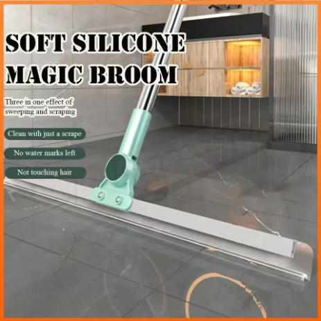 Wiper Silicone Ground 3-in-1 Floor Scanner Cleaning Squeegee Toilet ...