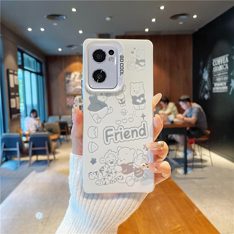 OPPO Reno 13F 13 Casing OPPO Reno 13 Pro Casing Cute Cartoon Winnie the ...