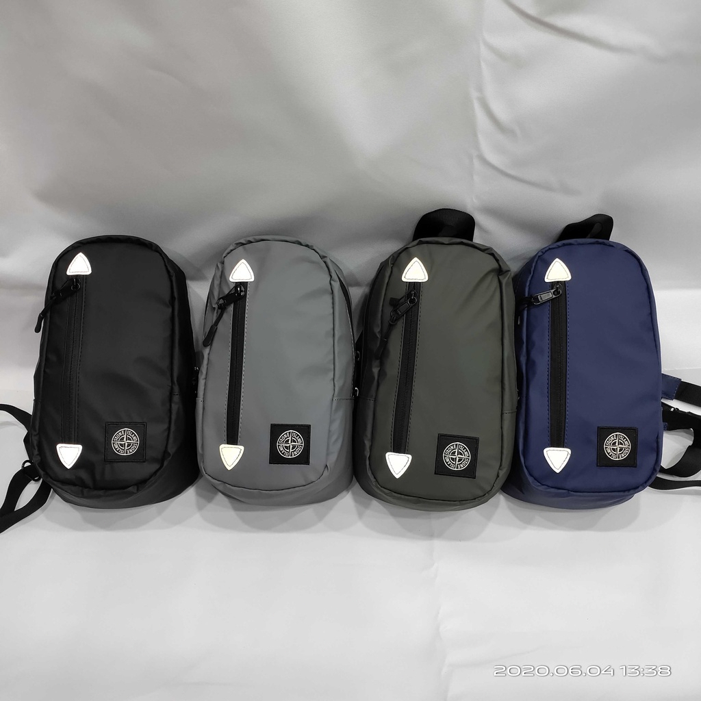 stone islan Backpack Crossbody Chest Bag Shoulder Bag | Shopee Malaysia