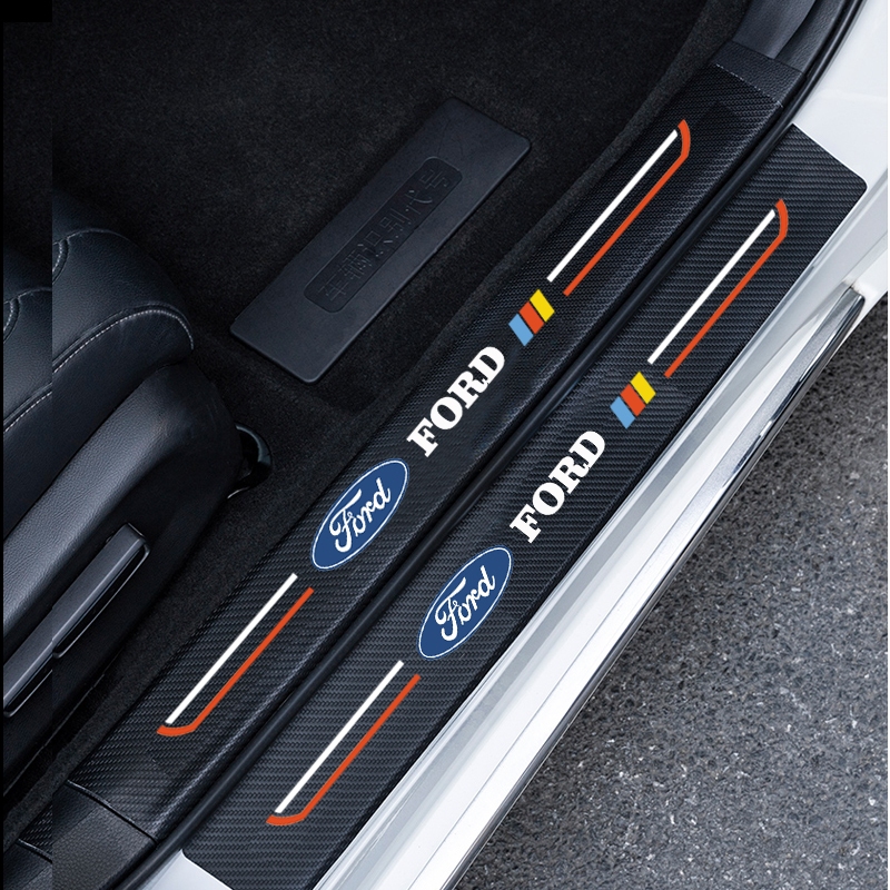 Ford car threshold protection plate sticker, rear trunk bumper ...